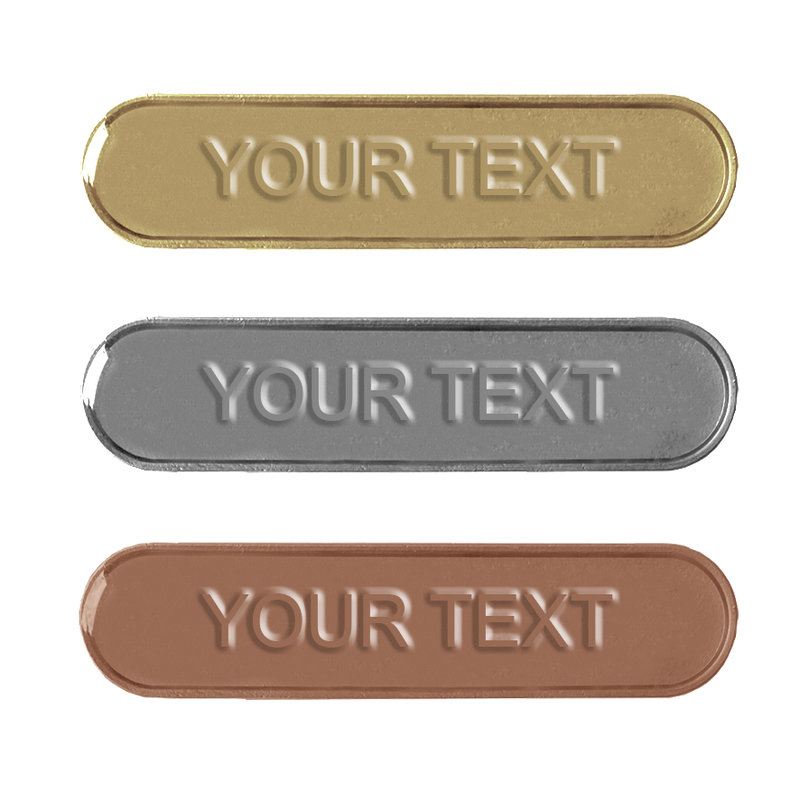 Create your own Embossed Bar Badges