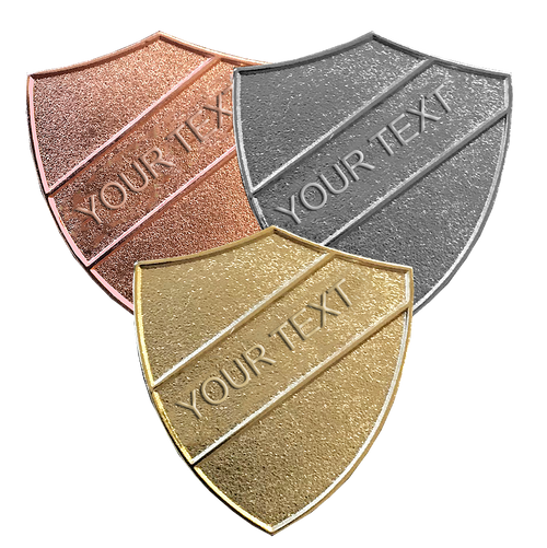 Create your own Embossed Shield Badges