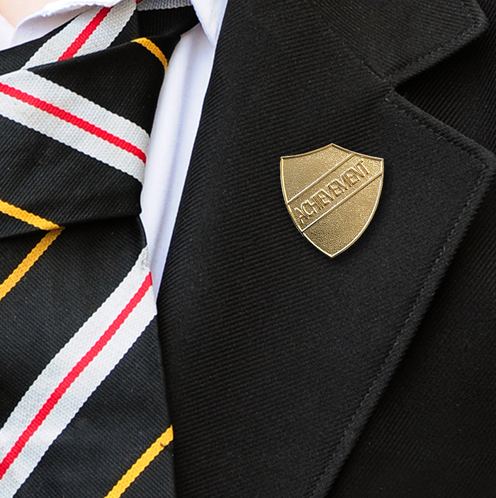 Achievement Shield Badge | School Badge Store