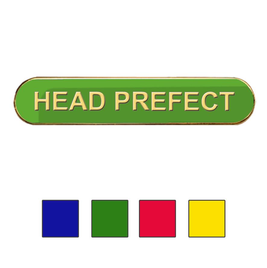 Head Prefect Badge (Bar Shape) | School Badge Store
