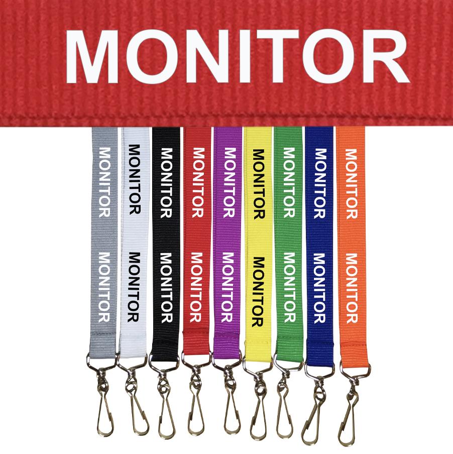 MONITOR Lanyards | UK's Largest Selection | School Badge Store