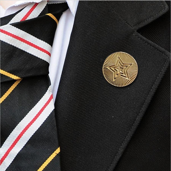 Round with Star Badges