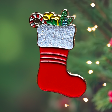 XMAS SOCK BADGE (pack of 5)